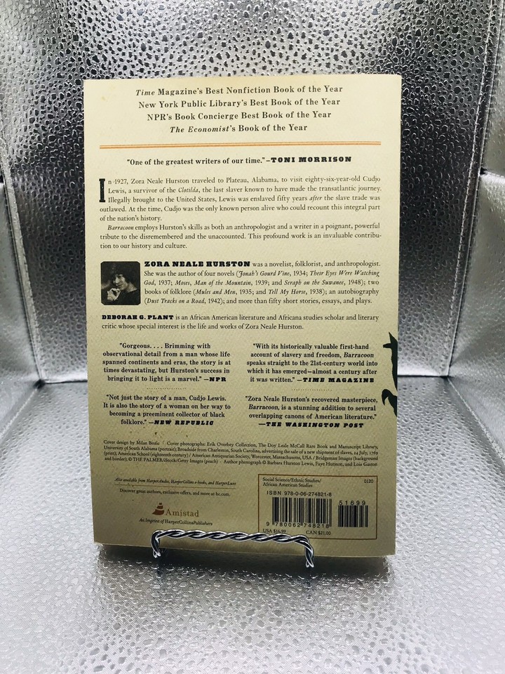 Barracoon : The Story of the Last Black Cargo by Zora Neale Hurston ...