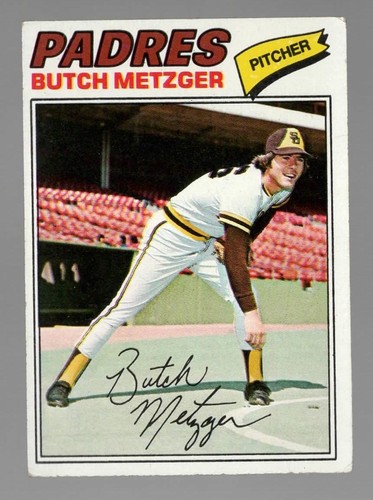 1977 Topps Butch Metzger San Diego Padres #215 Excellent | eBay