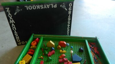 Amazing Playskool Ding Dong Chalk Board & Pegboard Set! Rare LOTS of ...