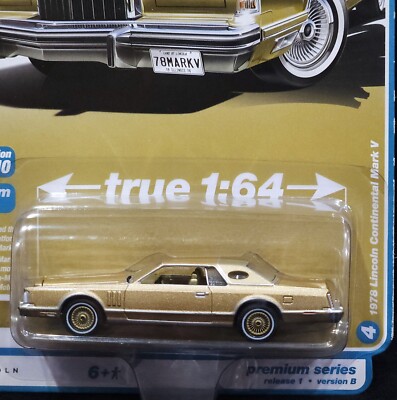Auto World AW 78 1978 Lincoln Continental Mark V Luxury Cruisers Car w ...