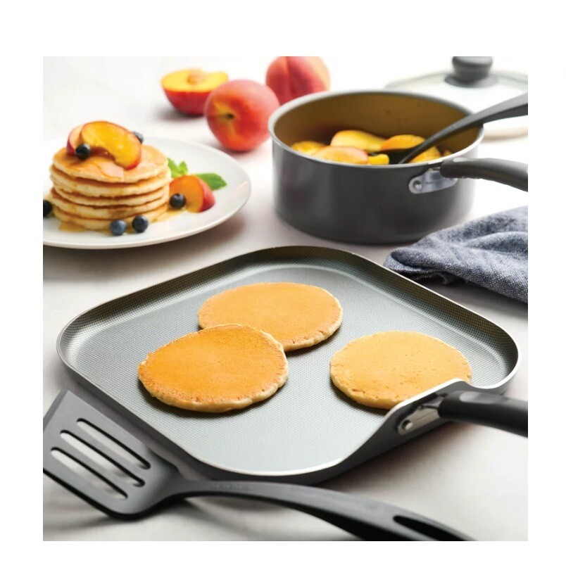 Tramontina Primaware 18-Piece Nonstick Cookware Set: Steel Gray ...