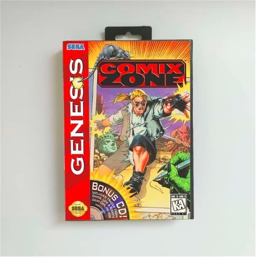 Comix Zone Video Game ROM Card + Box for Genesis | eBay