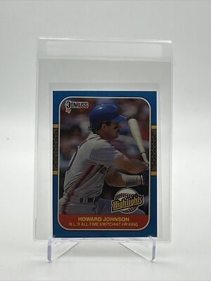 1987 Donruss Highlights Howard Johnson Baseball Card #43 Mint FREE ...