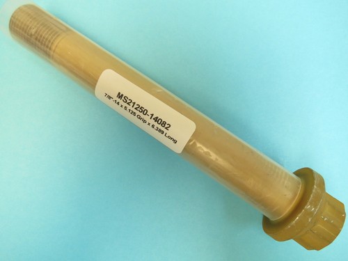 7/8”-14 x 6.389” 12 Point Military Standards Aircraft Bolt MS21250 ...