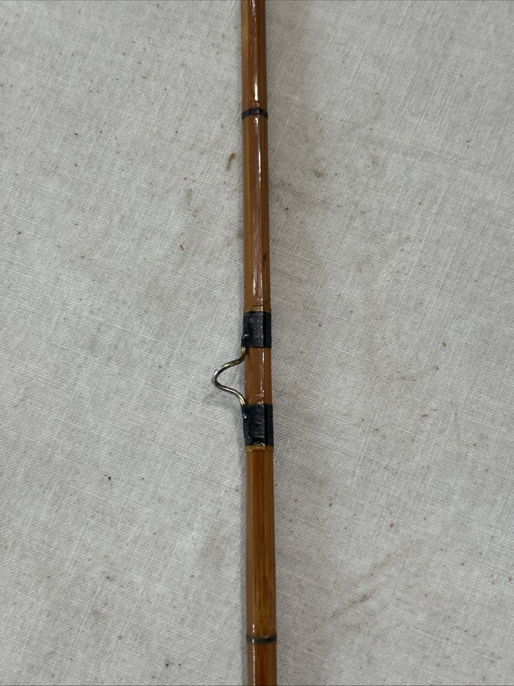 VTG Montague Blue Streak 9’ Medium 3 Piece Fly Rod Bamboo W/ Sock ...