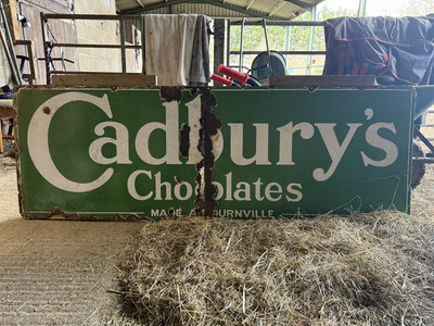 Very old and rare Cadburys vintage enamel sign 1800's | eBay UK