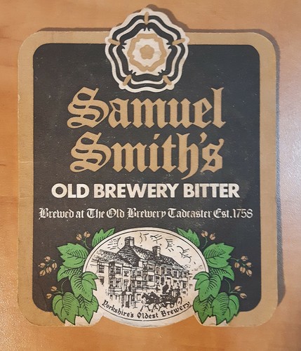 Vintage Samuel Smith's Old Brewery Bitter Yorkshire Beer Coaster Beer ...