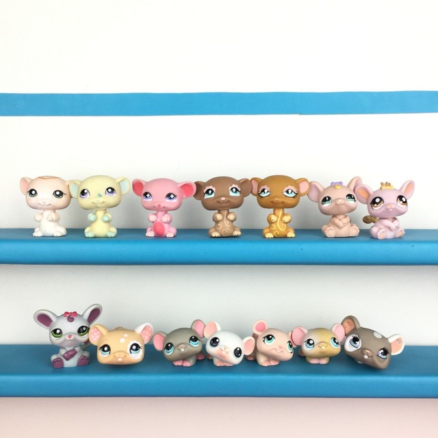 Authentic Lot 14 Littlest Pet Shop Mouse Rat LPS Set | eBay