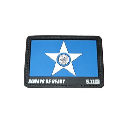 5.11 Tactical Houston Flag Patch, Hook-Back Adhesion, White, Style ...