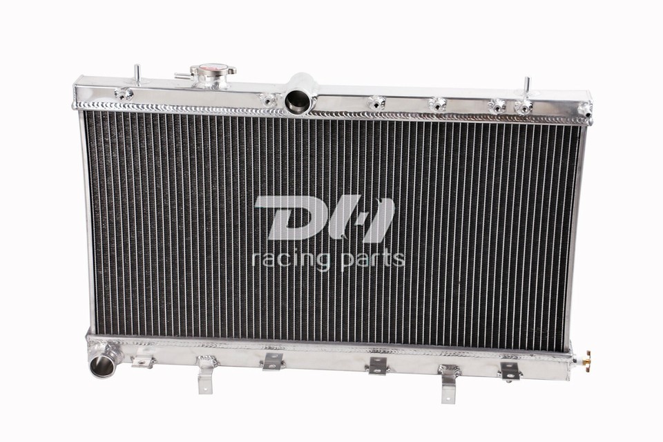 2 Rows Radiator&Shroud&Fan For 02-07 Subaru Impreza WRX STI RS Sedan TS ...