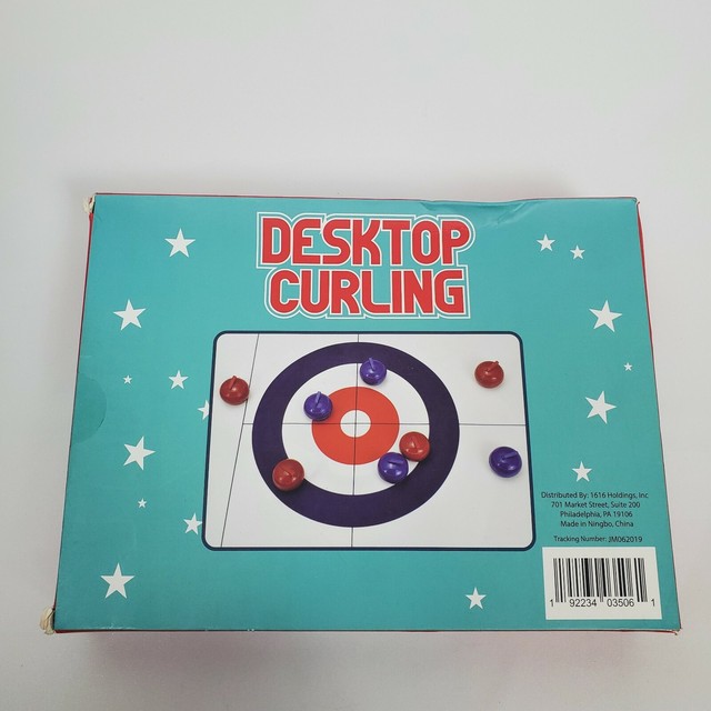 Desktop Curling Table Game 1616 Holdings Inc Winter Sports on Desk for ...