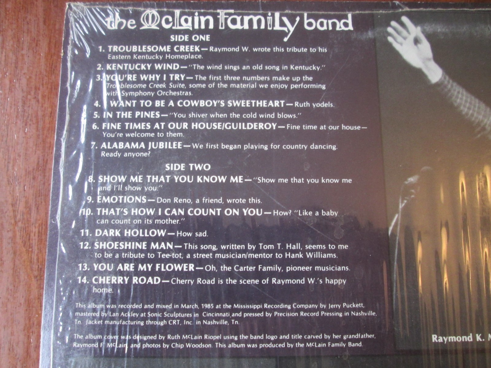 The McLain Family Band Troublesome Creek LP CLR-15 Private Press EX/NM ...