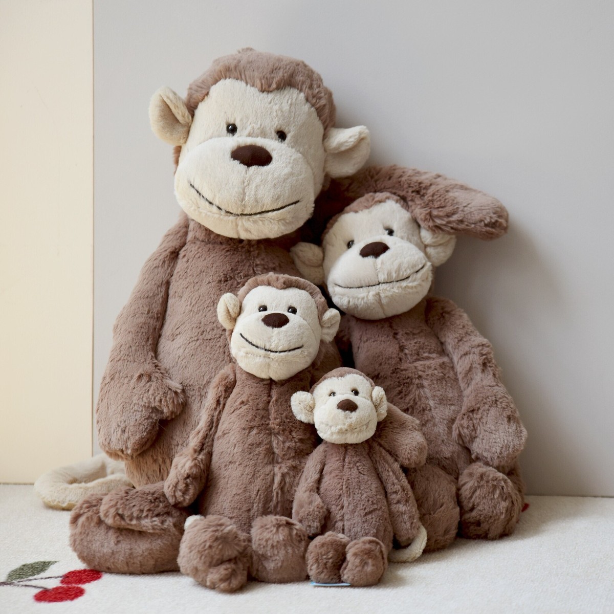 Jellycat Bashful Monkey Medium 12quot The Animal Kingdom Jellycat: