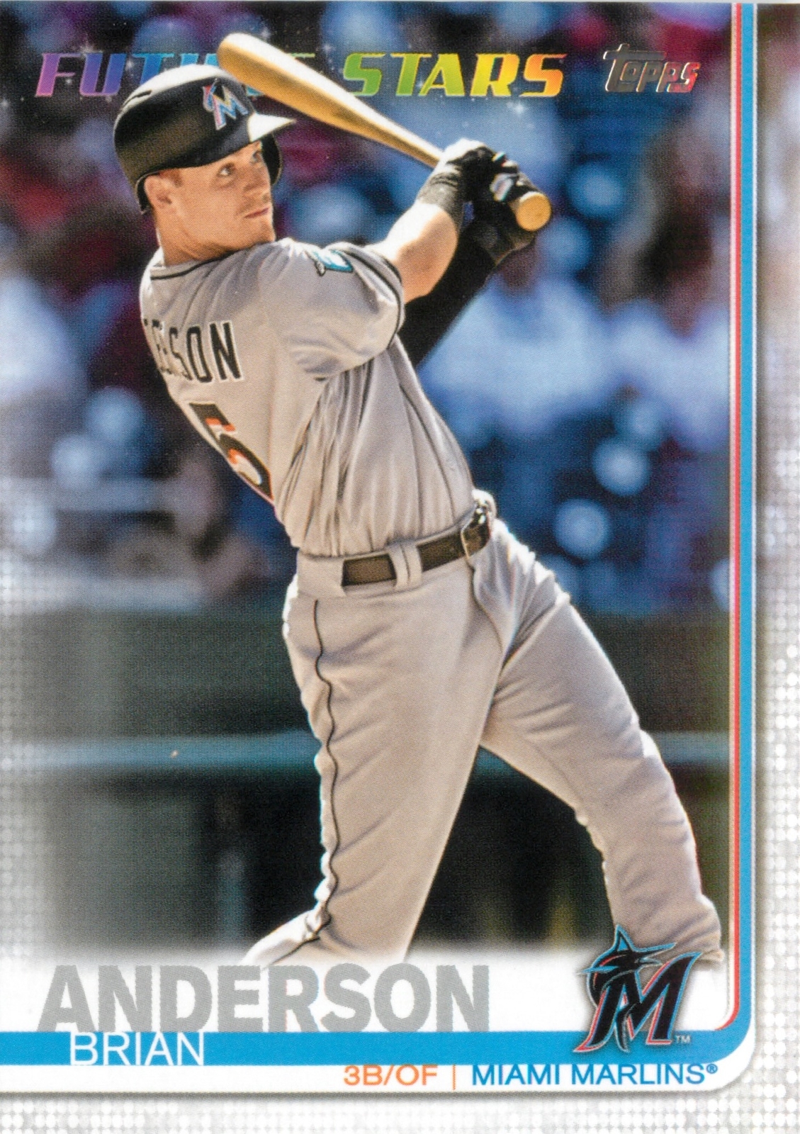 Brian Anderson 2019 Topps Series 1 Baseball Card #212 Miami Marlins ...
