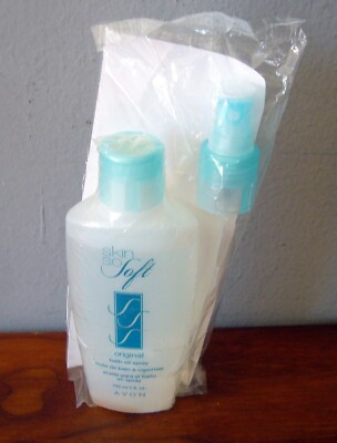 VINTAGE NOS Skin So Soft Original 5 oz Bath Oil Spray W/Sprayer Pump ...