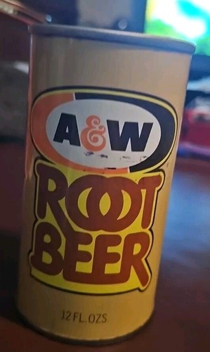 Vintage A & W Root Beer Can , Flat Top (Very Rare) Made In Minneapolis ...