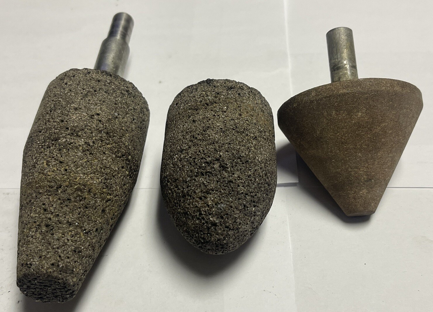 ANSI B7.1 MAX. RPM 18144 Grinding Cone Mixed Lot of 3 Grinding Tools ...