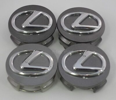 Lexus IS250 GS350 RX350 LS460 ES350 62mm Gray Wheel Rim Center Hub Caps ...