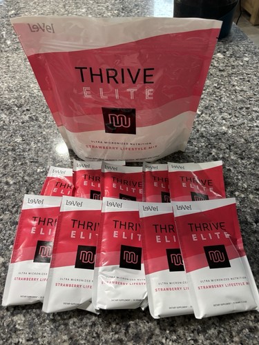 Le-Vel Thrive Elite Strawberry Lifestyle Shakes 10 Packets RV$60 | eBay