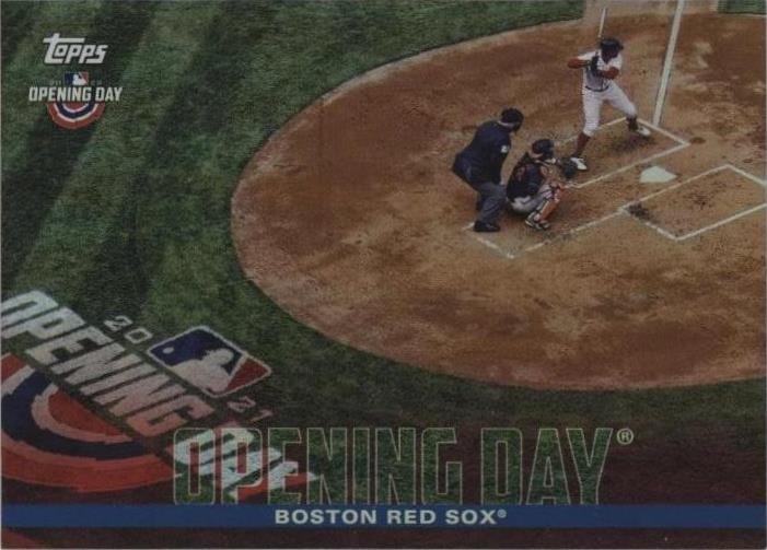 2022 Topps Opening Day - Opening Day Boston Red Sox #OD-14 Rainbow ...
