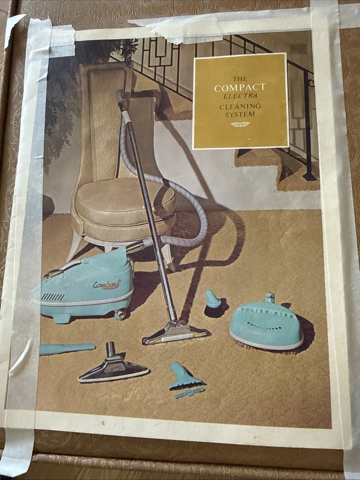 Vintage Compact Electra Vacuum Model C-6 Interstate Engineering 1951 ...