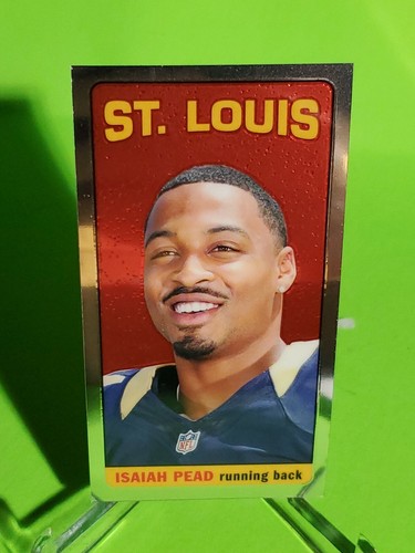 2012 Topps Chrome Football 1965 Insert #18 Isaiah Pead St. Louis Rams ...