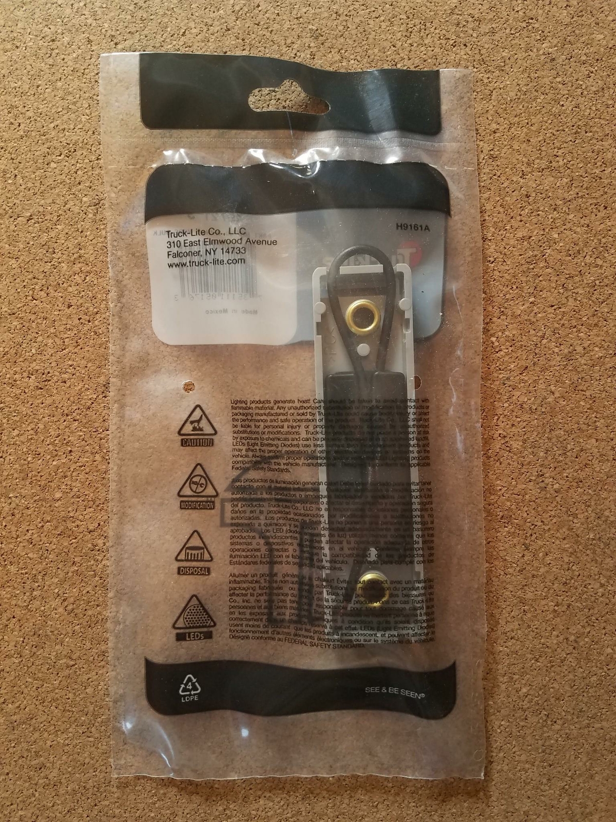 Truck-Lite+19721-3.+Grey+Mount+and+Hot+Wire+for+Model+19+Lamps for sale ...