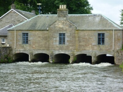 Photo 6x4 Early 19thC sluice gates on the River Leven Ballingry c2010 ...