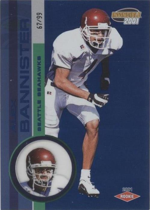 2001 Pacific Invincible - Alex Bannister #294 Blue /99 (RC) for sale ...