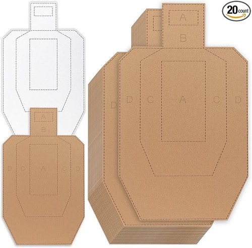 30x18in USPSA Shooting Cardboard Targets for Rifle Shooting Competition ...