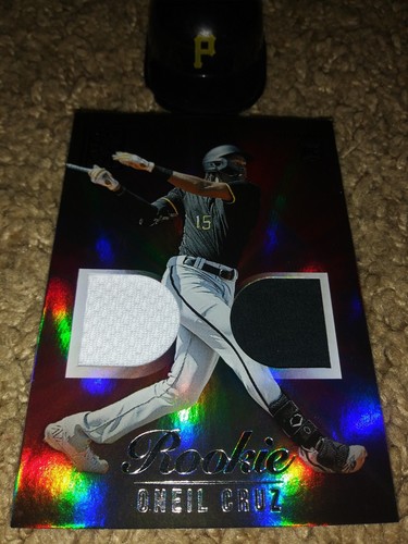 Oneil Cruz 2022 Panini Capstone RC REFRACTOR Rookie Dual Jersey Patch 🔥 ...
