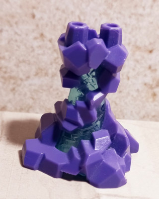 New LEGO Ghost Legs Swirling Blocks Trans Blue Core Whisp Deep Purple ...