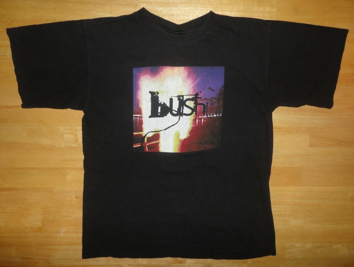 Vintage 1995 Bush Razorblade Suitcase Black Shirt Giant Vintage 1995 Bush Razorblade Suitcase Black Shirt Giant