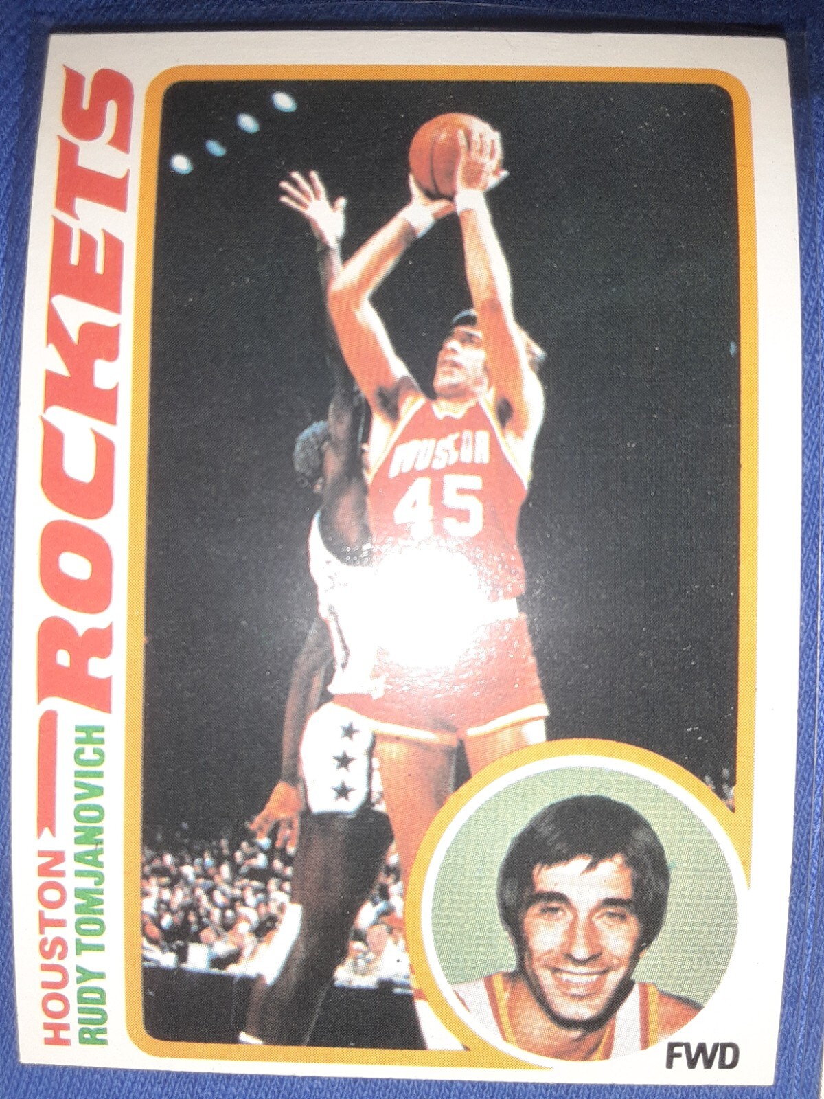 1978 Topps basketball #58 Rudy Tomjanovich Houston Rockets FREE ...