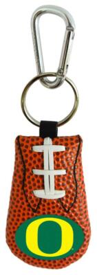 Oregon Ducks Classic Leather Football Keychain [New] NCAA Key Chain ...