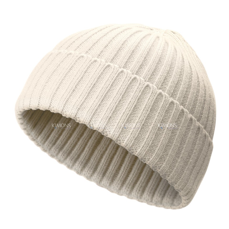 Mini Fisherman Short Beanie Hat Ribbed Docker Winter Warm Knitted Skull ...