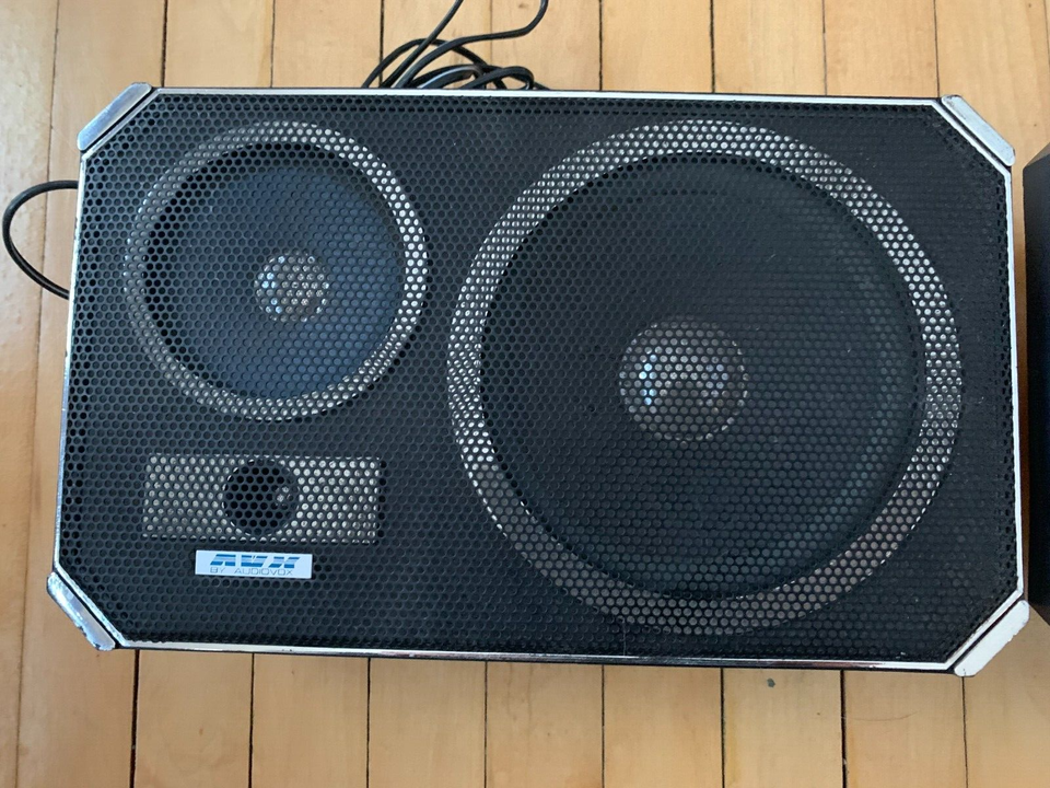 VINTAGE CAR AUDIOVOX COMPONENT 3 WAY SPEAKER SYSTEM MODEL # TRYVOX-30 ...