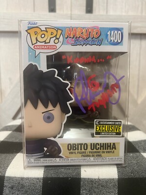 Obito Uchiha Funko Pop #1400 Autographed by Michael Yurchak with JSA ...