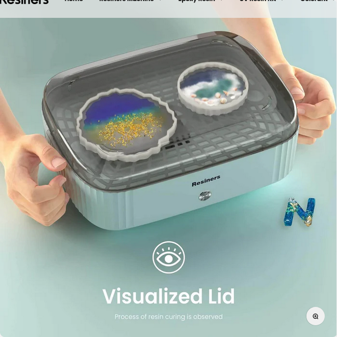 Resiners Smart Resin Curing Machine Cure Air, Auto Curing 2H Resin ...