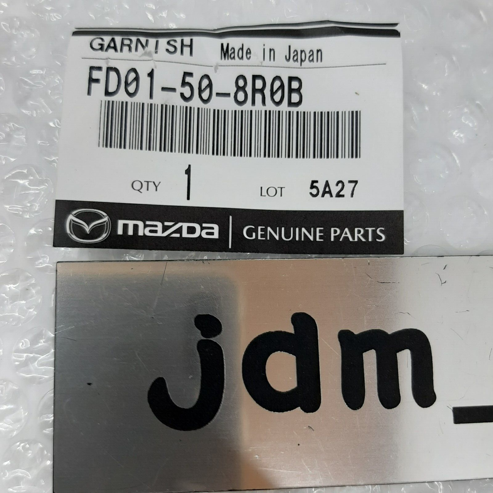MAZDA RX-7 FD3S Outer Outside Mirror Sail Garnish Door Corner Trim ...