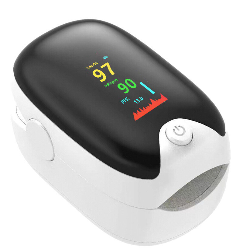 Blood Oxygen Monitor LED Display Fingertip Oximeter for Adults Seniors ...