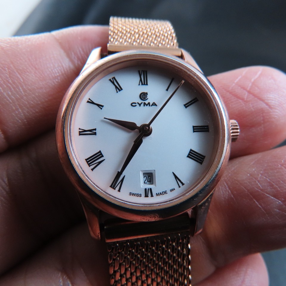 Swiss Made Cyma Classic Quartz Women Watch | eBay