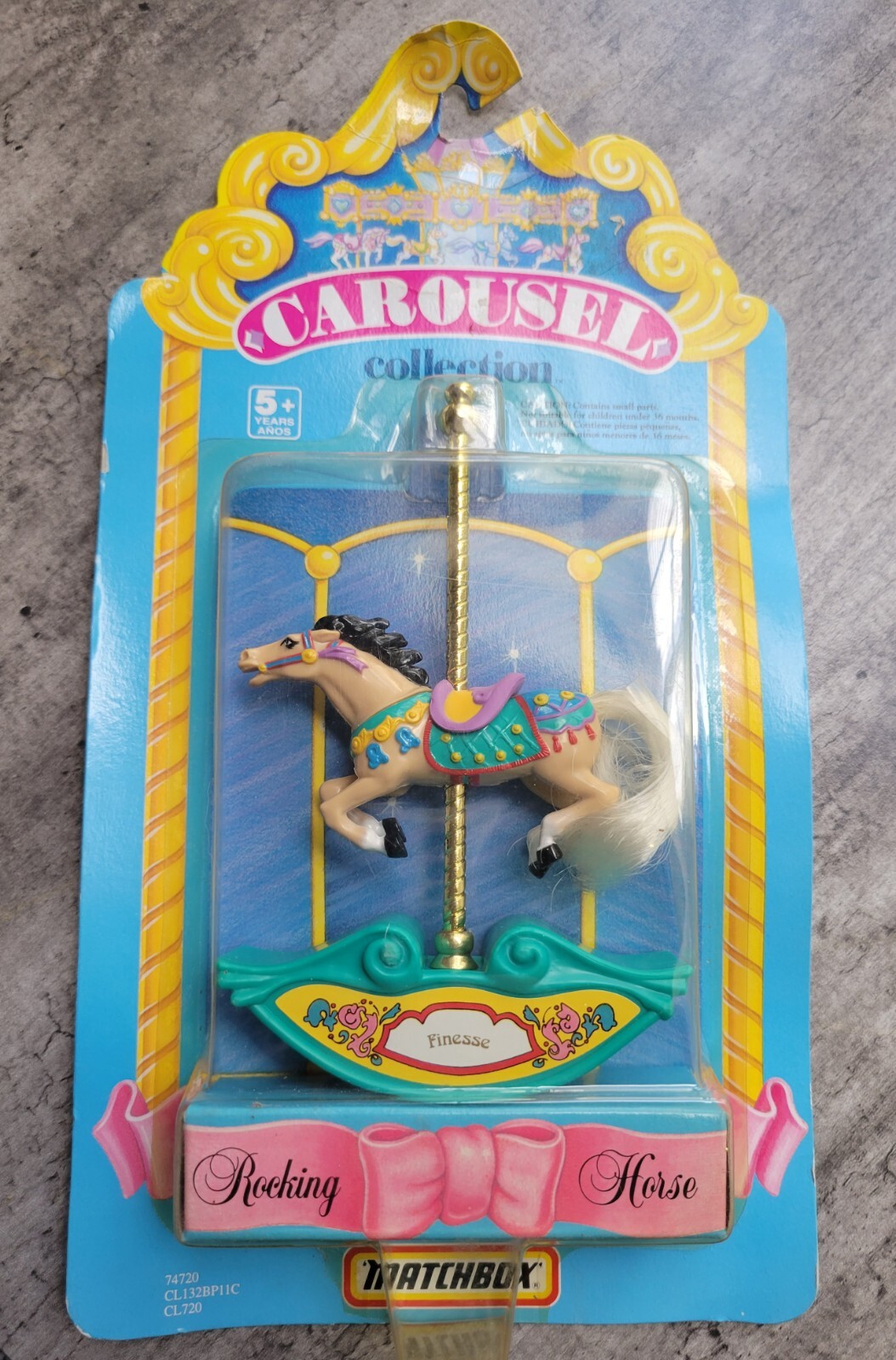 Rare Vintage Matchbox Carousel Toy Rocking Horse Finesse 1990 | eBay