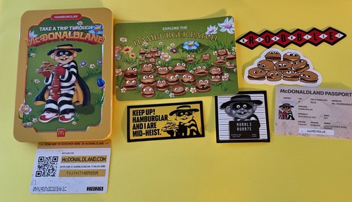 Mcdonaldland Collectible Tin Hamburglar, With Stickers | eBay