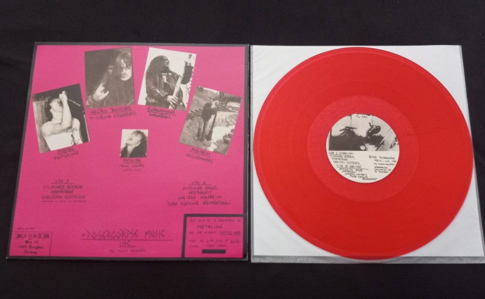 MAYHEM Deathcrush lp 1burzum darkthrone watain bathory venom abbath ...