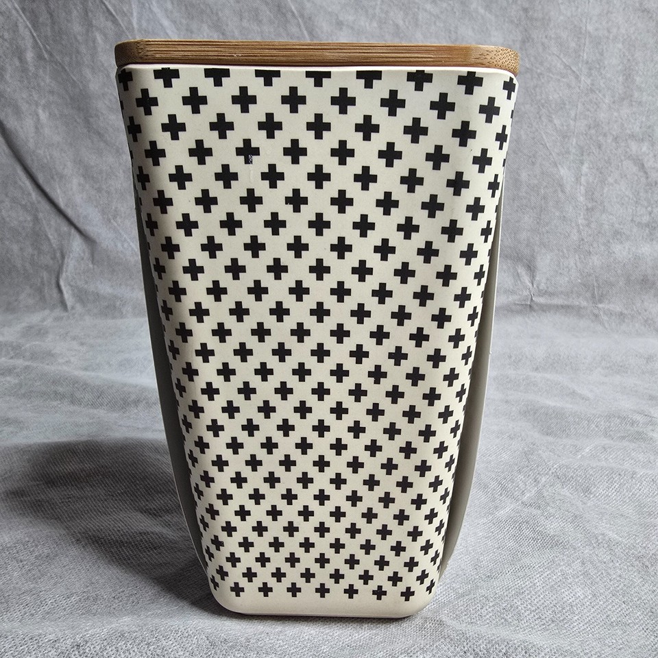 Storage Canister with Bamboo Lid Bamboo Fiber Eco-Friendly Sustainable ...
