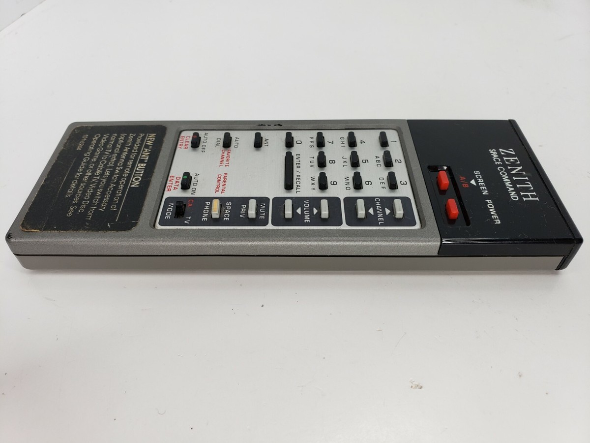 Zenith Space Command Remote Control 1971 Cultural Icons