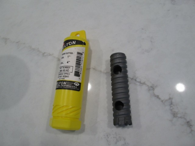 Relton 1 X 4 Long Rb-16 HO Rebar Cutter Rotary Carbide Tip Drill Bit ...