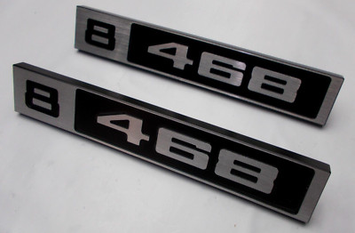 Emblem Custom Billet Front Fender '468' Chevy Chevrolet GMC Truck 1967 ...