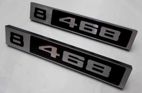 Emblem Custom Billet Front Fender '468' Chevy Chevrolet GMC Truck 1967 ...
